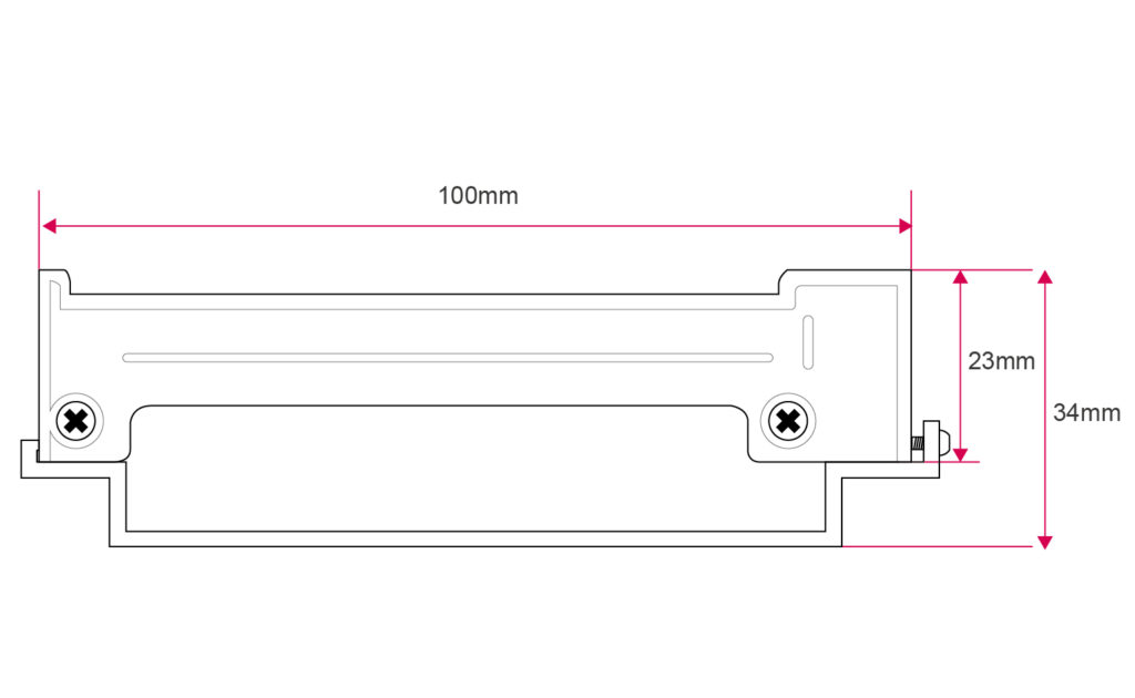 led lights with width diffuser area for outdoor project - Facade ...