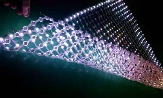 LED transparent mesh display - Facade Lighting Technology Co.,ltd