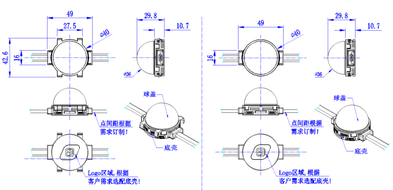 RGB LED point light - Facade Lighting Technology Co.,ltd